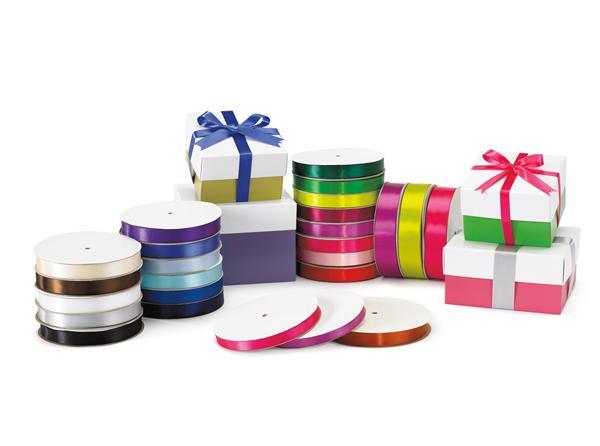 Double Face Bridal Satin Ribbon - Packaging Specialties